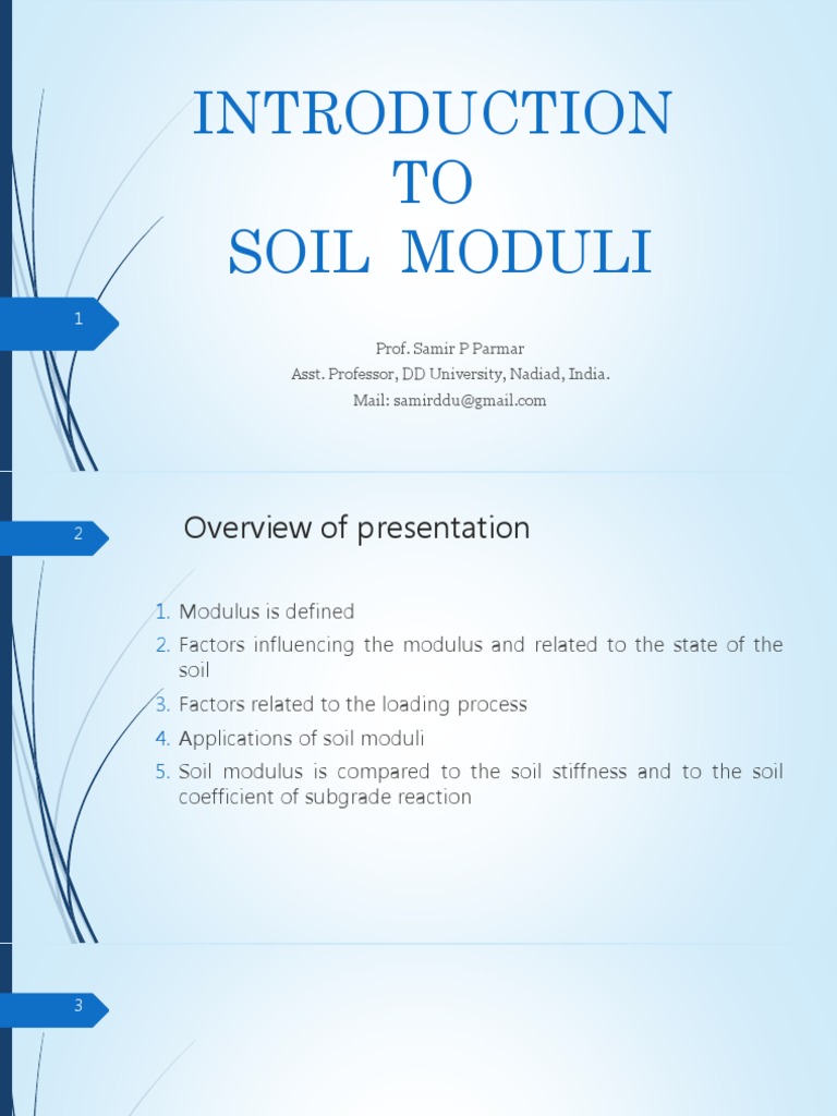 Soil Modulus of Elasticity | PDF | Young's Modulus | Stiffness