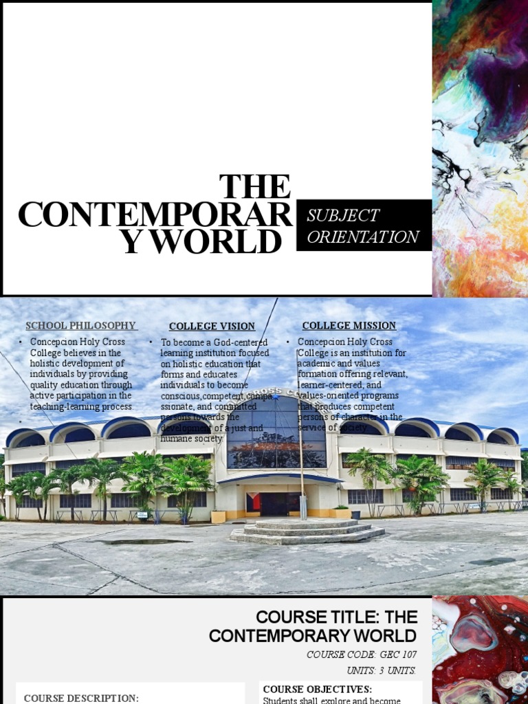 Contemporary World Subject Orientation | Download Free PDF ...