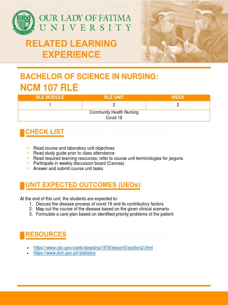 NCM 107 Inp Week 3 - Covid 19 | PDF | Transmission (Medicine) | Infection