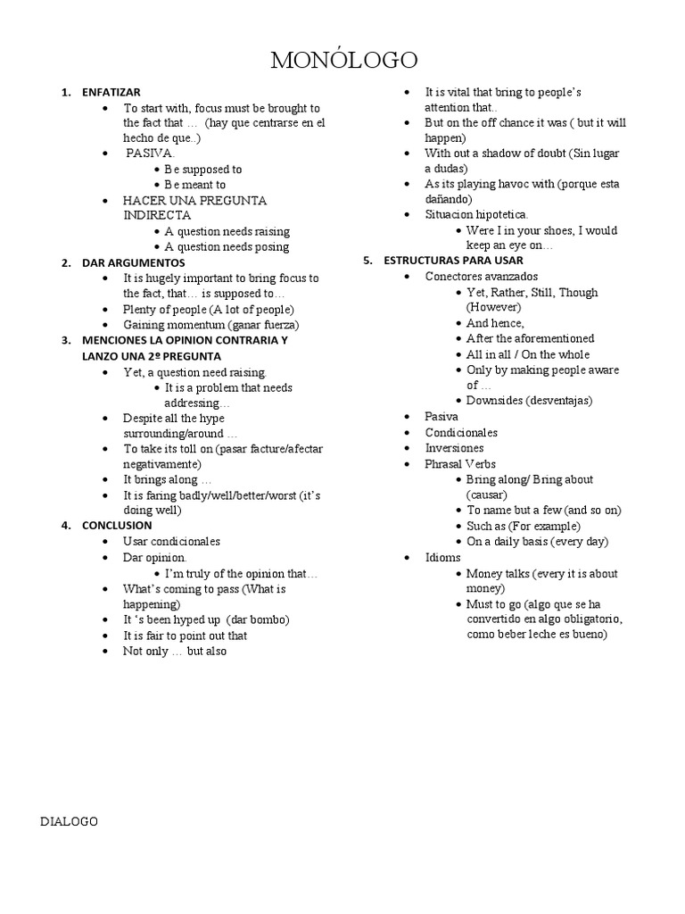 Speaking C1 Eoi | PDF