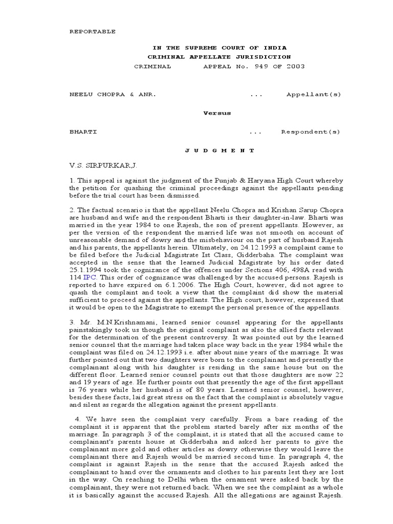 406 Ipc | PDF | Appeal | Complaint