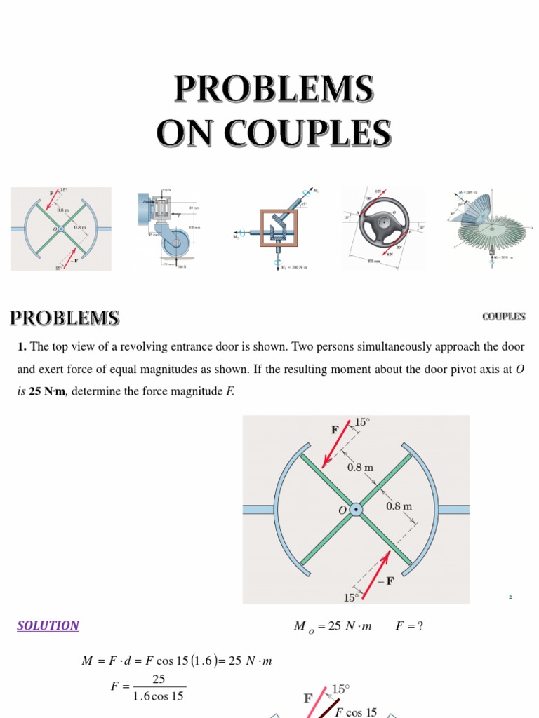 7P Couples Problems | PDF | Algebra | Physics