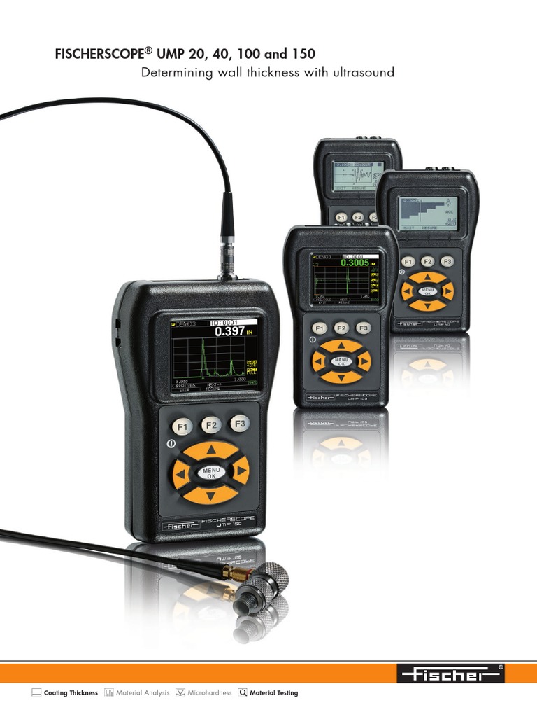 Fisherscope - Utg Machine | PDF | Ultrasound | Corrosion