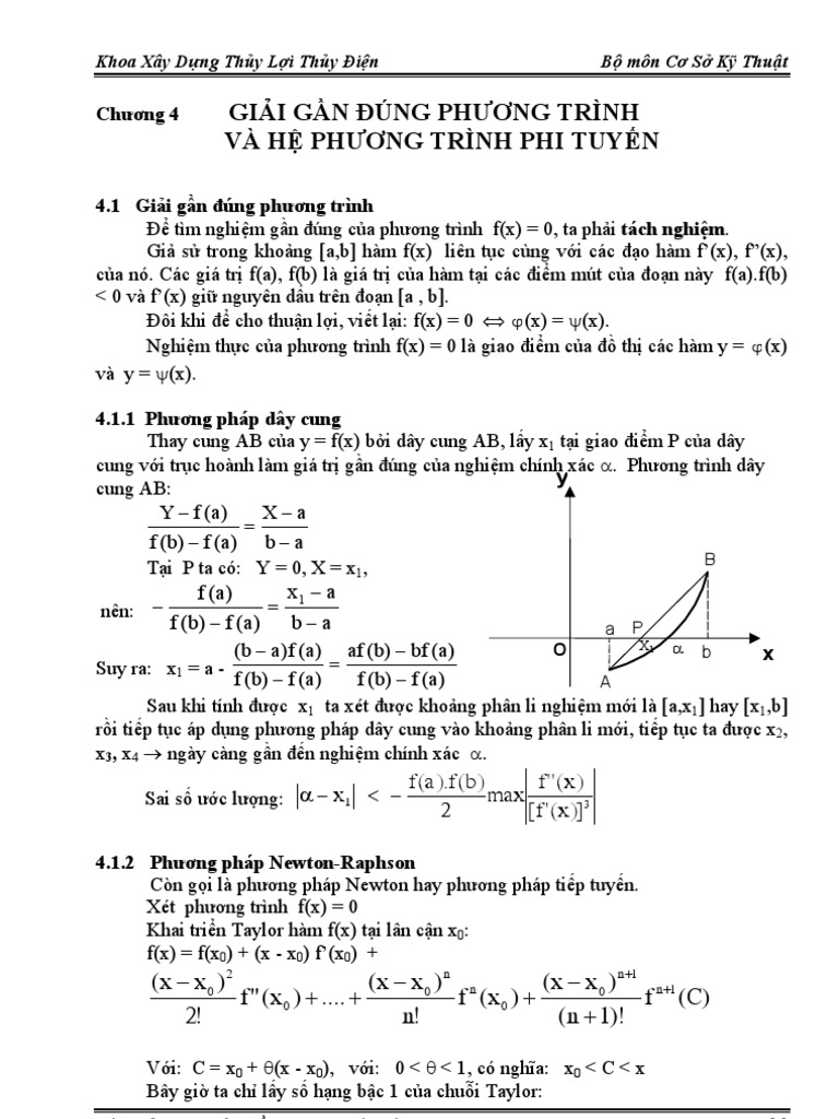 Phương pháp Newton: Giải pháp nhanh chóng cho bài toán phi tuyến
