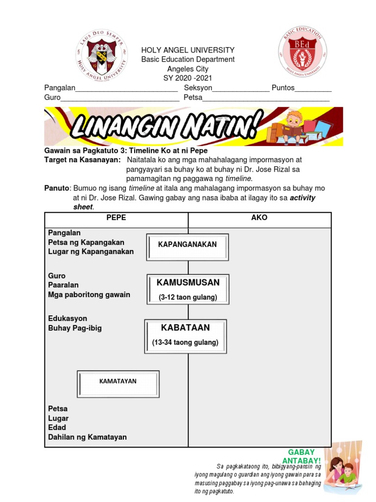 Filipino Activity 3 | PDF
