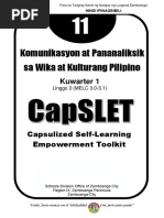 Grade 11 - Conative, Informative at Labeling Na Gamit NG Wika | PDF