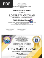 Sample Certificates For Judges | PDF