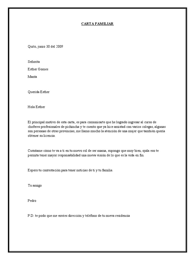 Cartas Profesionales