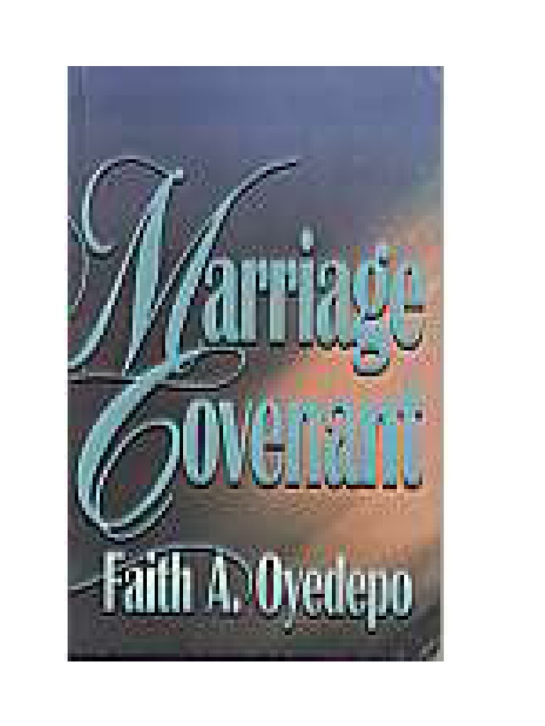 Marriage Covenant | PDF | Marriage | Covenant (Biblical)
