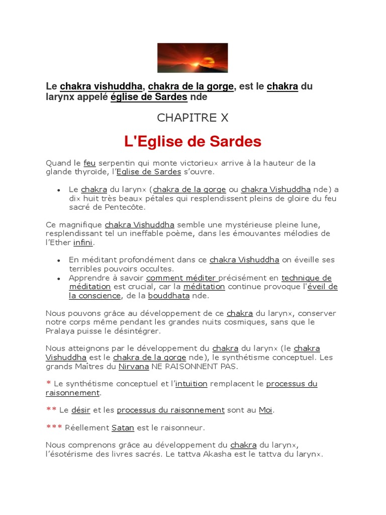 5 - Jeudi, Chakra Gorges, So (Ééééééééééééééé) | Descargar gratis PDF ...