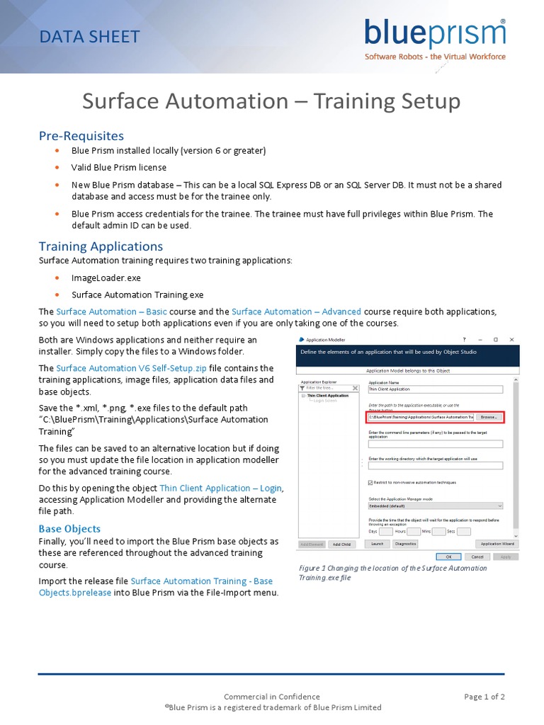 Surface Automation Training - Setup Guide | PDF | Computer File | Databases