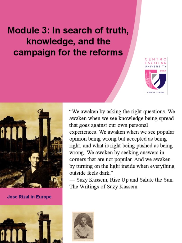 LWR Module 3 Jose Rizal in Europe | PDF | Philippines