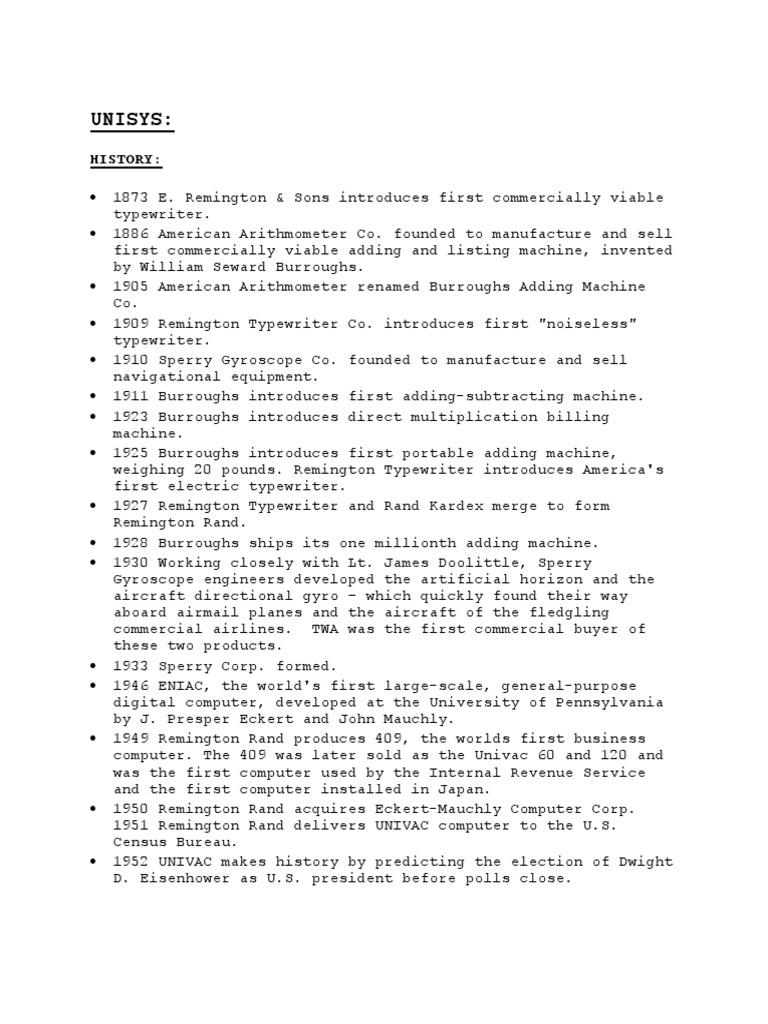 Os Unisys | Download Free PDF | Central Processing Unit | Computer Data ...