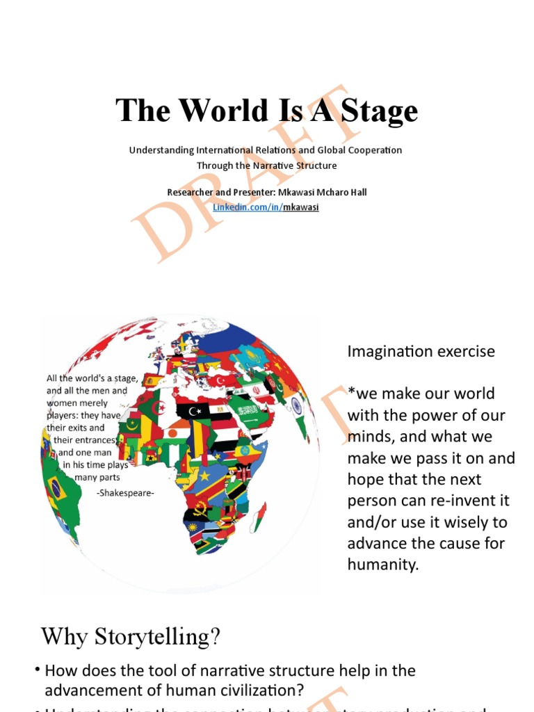 The World Is A Stage | PDF | Human | Identity (Social Science)