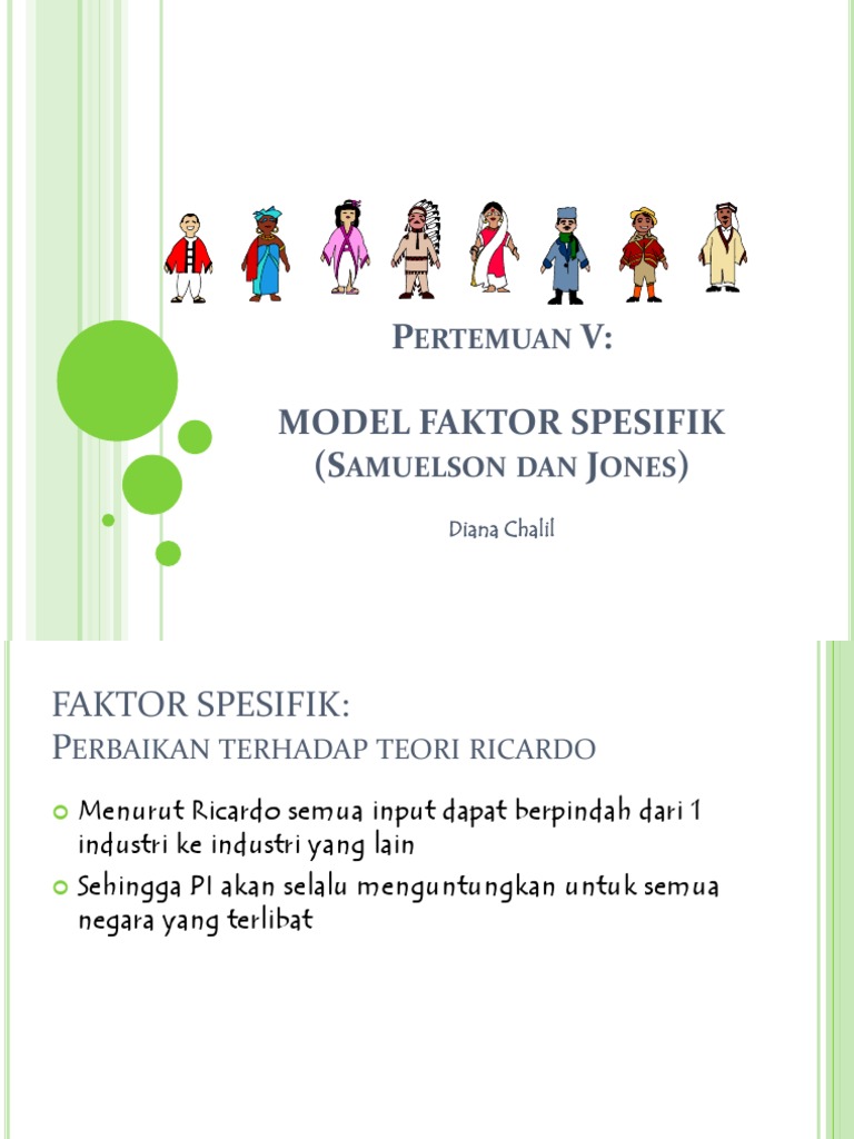P V: Model Faktor Spesifik (S J) : Ertemuan | PDF