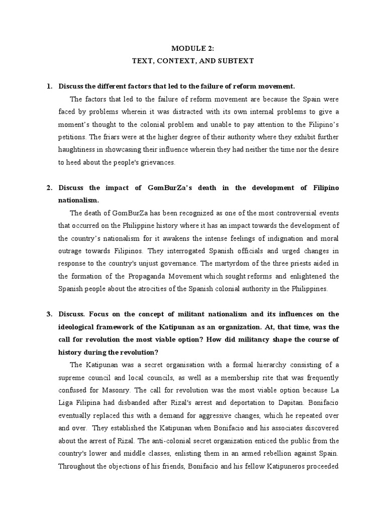 Text, Context, and Subtext | PDF | Philippines | Government