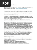 Accepted For Value Rules | PDF | Credit | Finance & Money Management