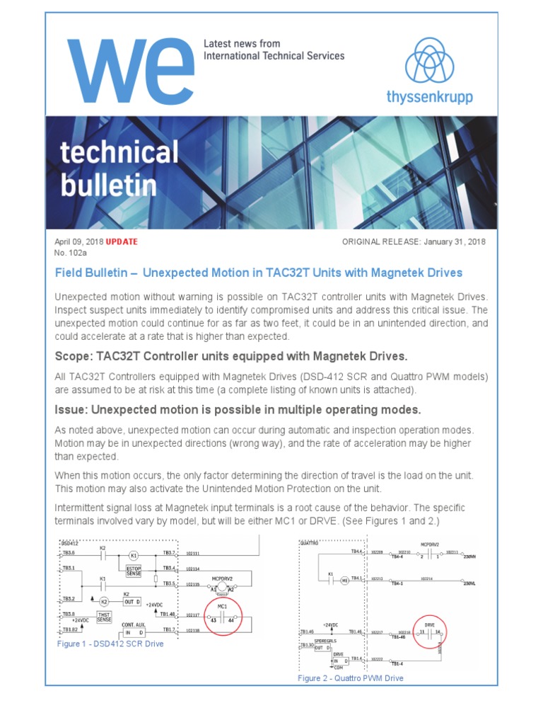 TB102 UnexpctdMtnTAC32TWithMagnetek | PDF | Toronto | Electrical ...