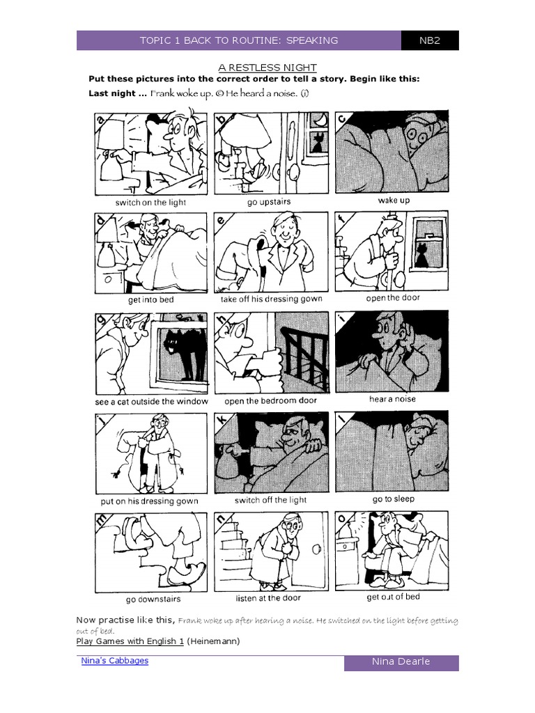 Past Simple Picture Story Practice | PDF
