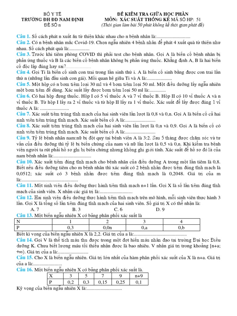 Đề kiểm tra K16 | PDF