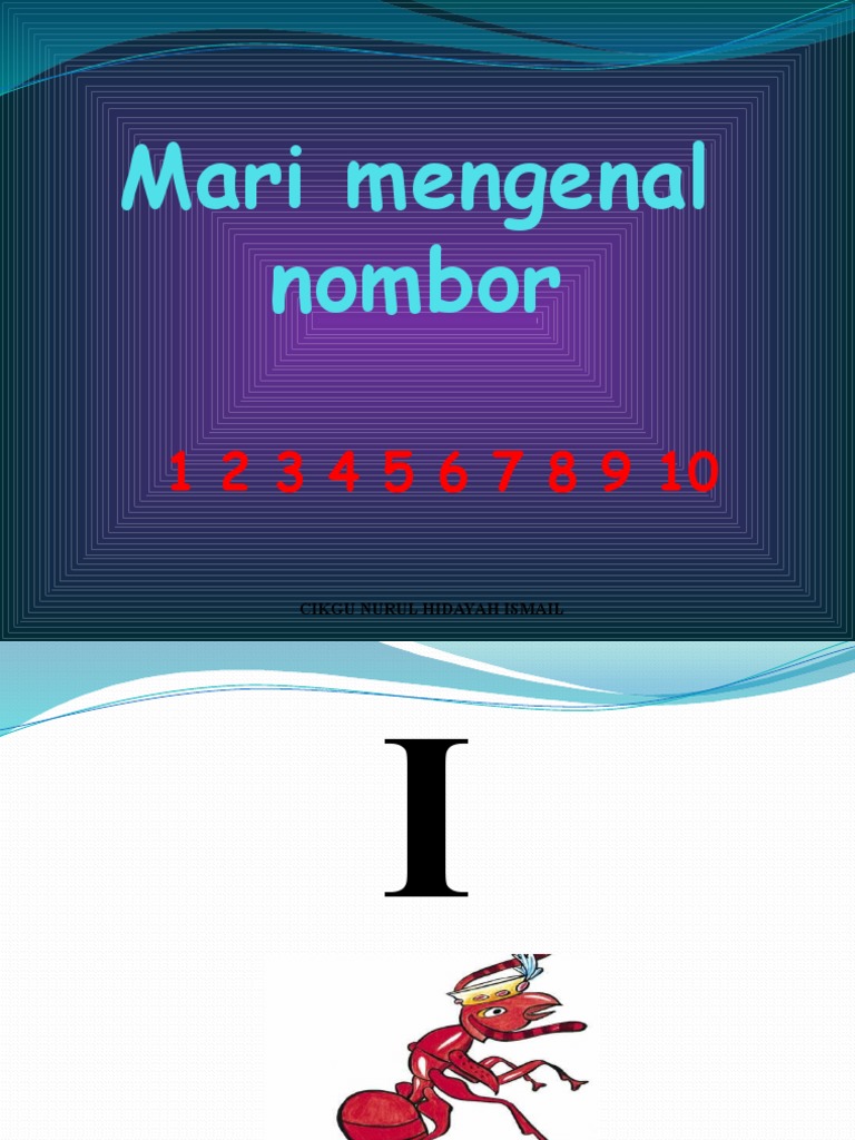 Mari Mengenal NOMBOR | PDF