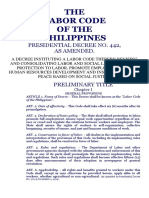 Labor Code of The Philippines Article 1-100 | PDF | Employment ...