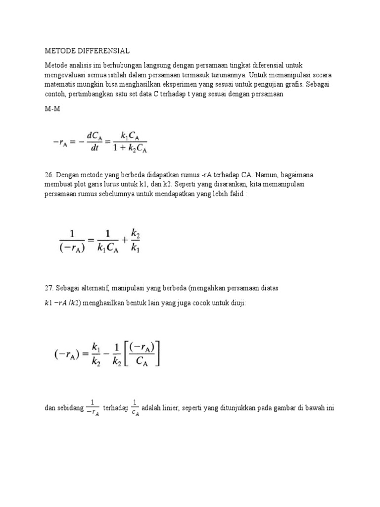 Metode Differensial | PDF