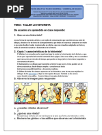 Actividades y Ejercicios de Historietas | PDF