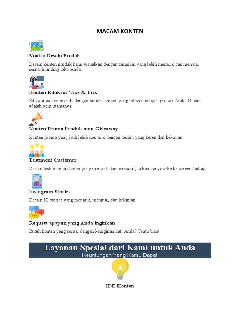 Materi Iklan Billacreative | PDF