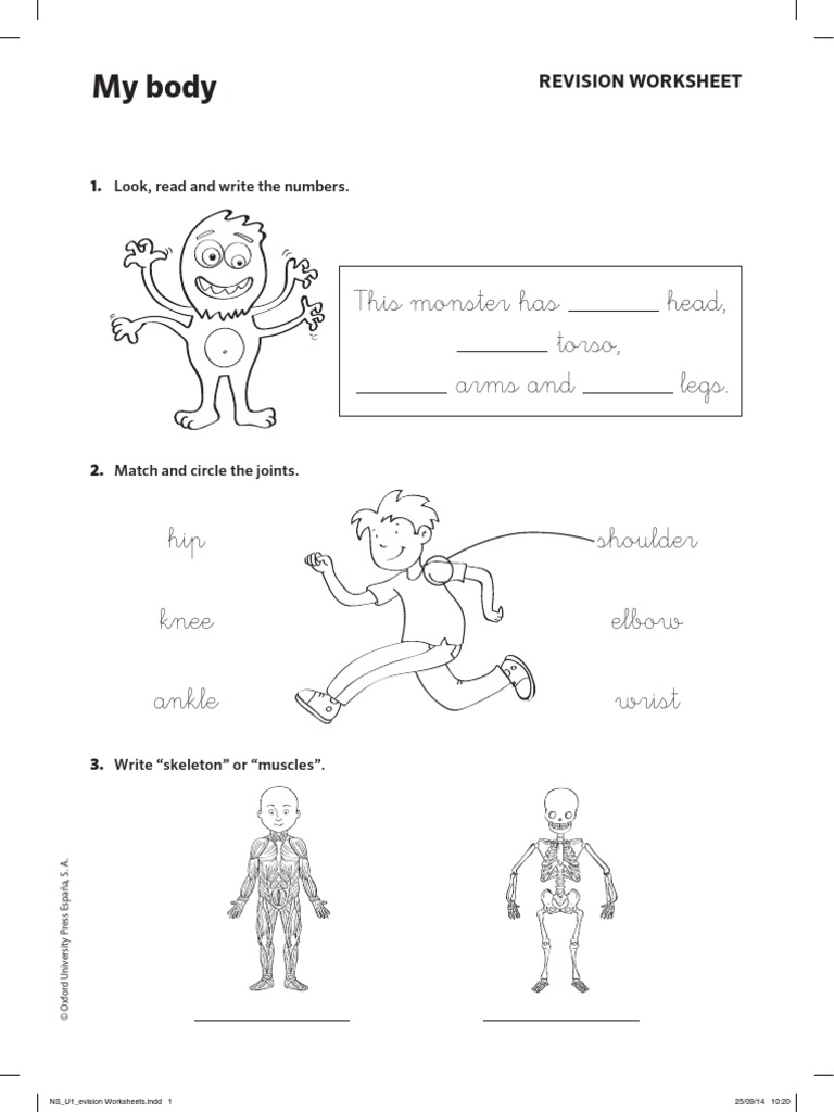 My Body: This Monster Has Head, Torso, Arms and Legs | PDF | Joints ...
