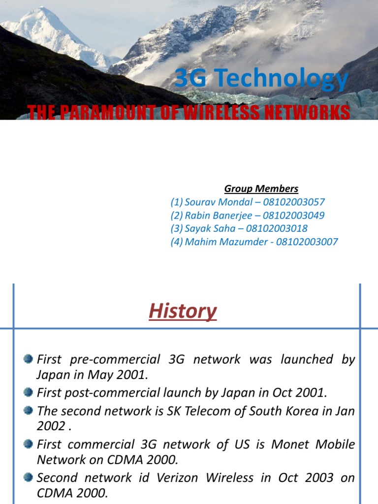 3G Best | PDF | High Speed Packet Access | 3 G