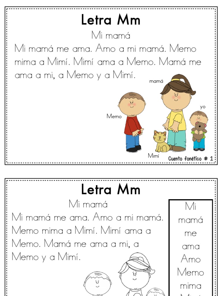 Mi mamá me ama y me mima | PDF