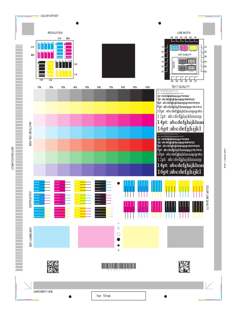 Optimizing Color Offset, Resolution, Line Width, and Dot Quality for ...