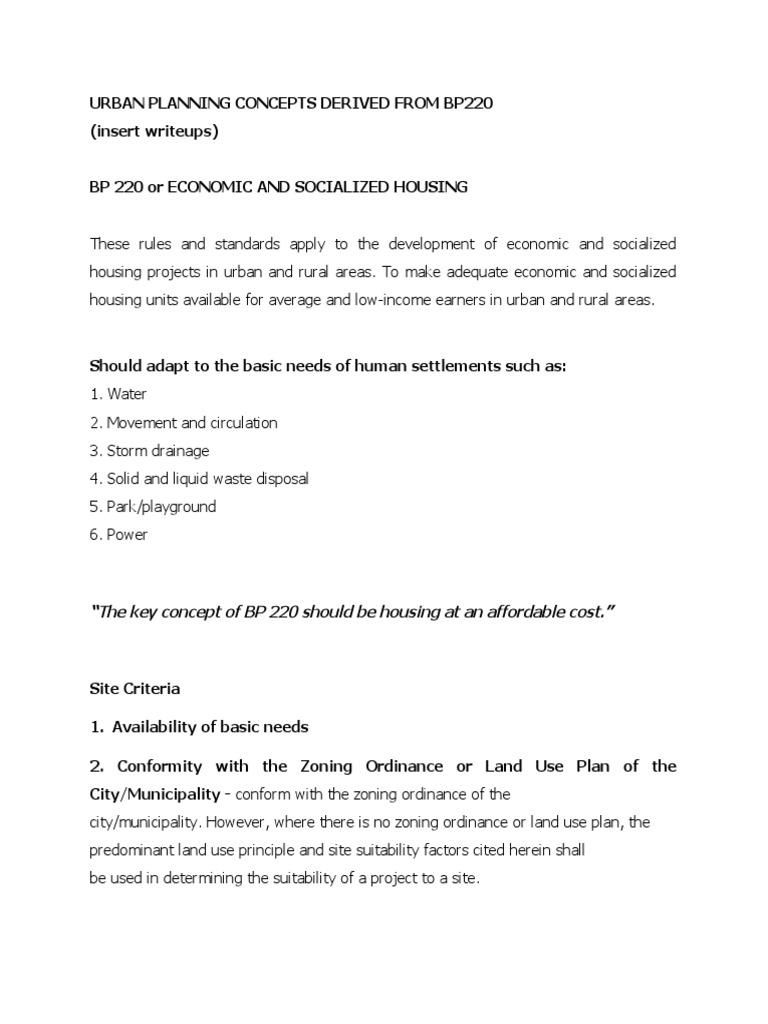 BP 220 | PDF | Road | Easement