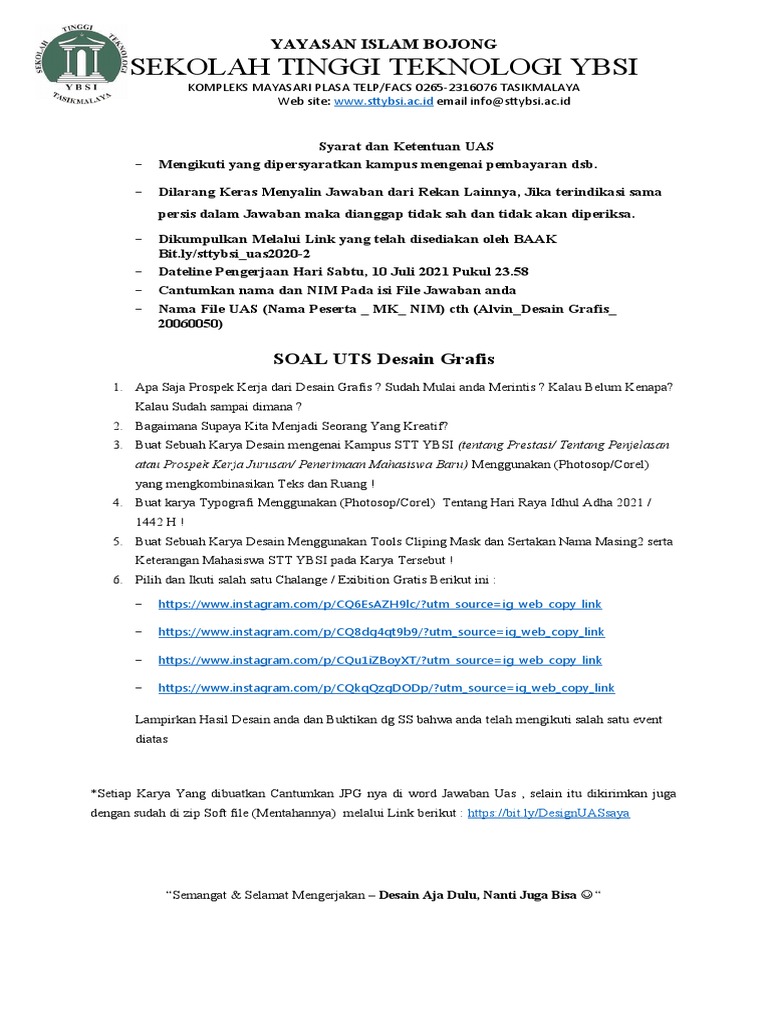 Soal Uas DG | PDF | Karier & Perkembangan