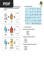 Evaluacion Estados de La Materia3° | PDF | Gases | Atmósfera de tierra