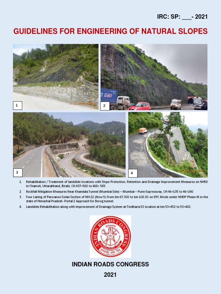 Draft Guidelines For Engineering of Natural Slopes (H-4) - Compressed ...