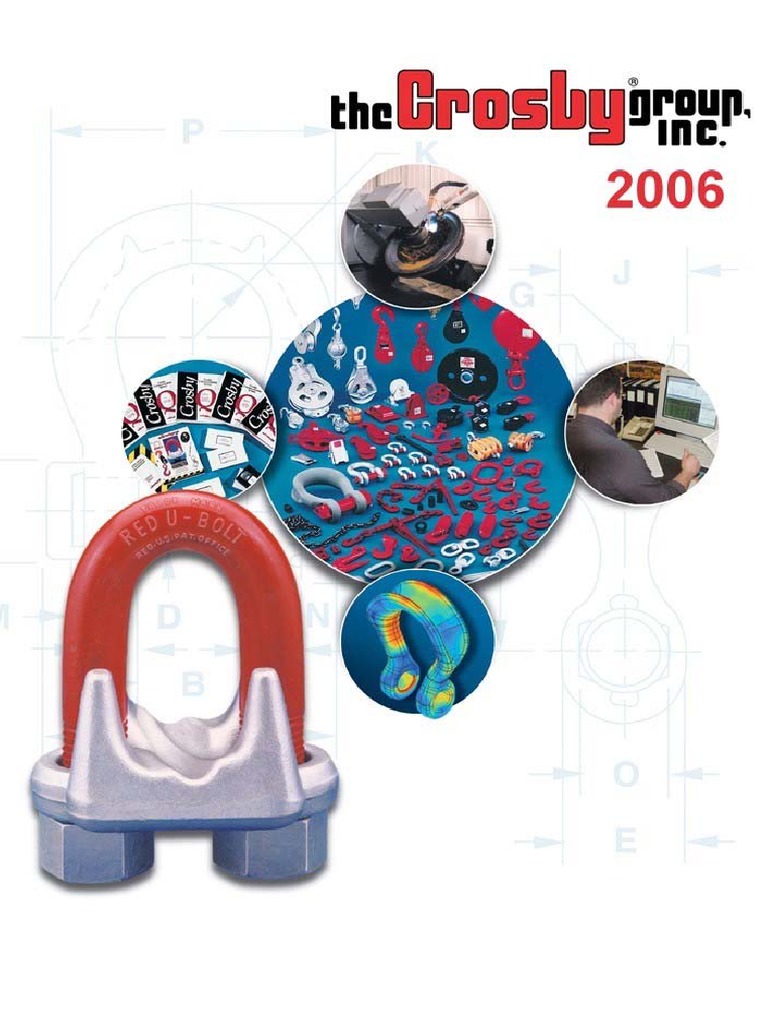 01 - Catalogo Crosby 2006 | PDF | Calidad (comercial) | Cliente