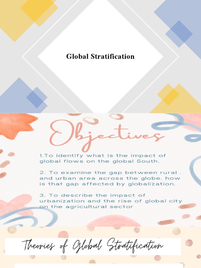 Theories of Global Stratification | PDF