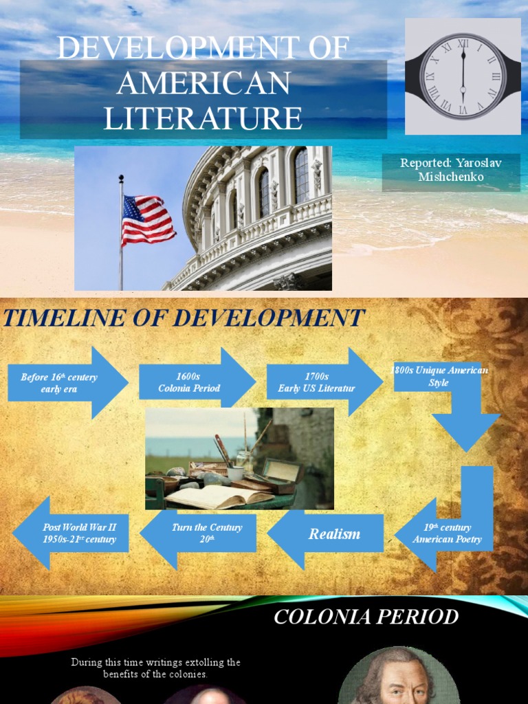 Timeline of American Literature Development | PDF | American Literature ...