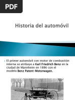 Evolucion Del Automovil | PDF | Coche | Motor de combustión interna