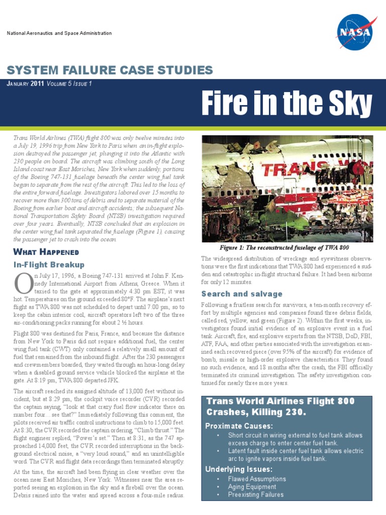 Fire in The Sky: System Failure Case Studies | PDF | Aviation