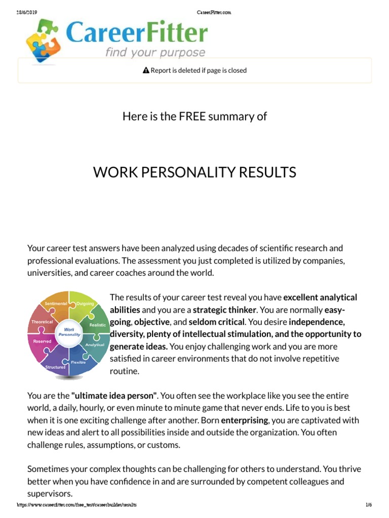 Your Career Personality: Visionary Ideas Generator and Entrepreneur ...
