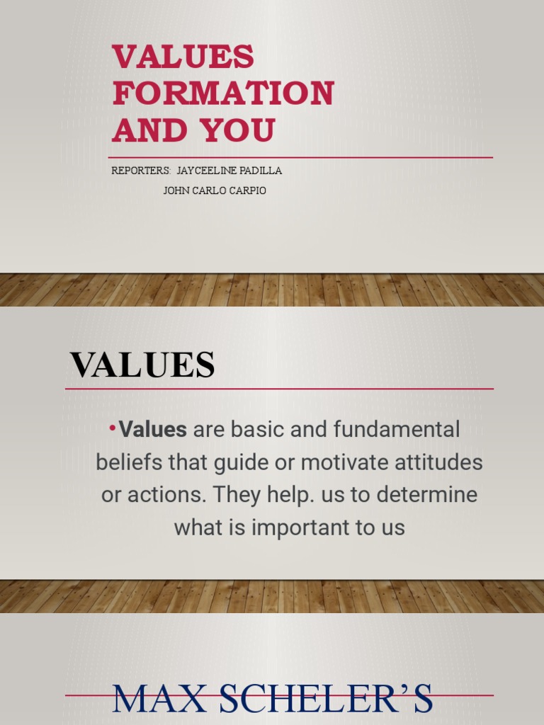 Max Scheler's Hierarchy of Values Explained | PDF | Value (Ethics ...