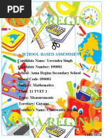 Math SBA Topic Ideas and Examples | PDF | Computers