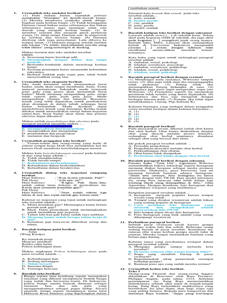 Latsol Dan JWBN Indo Us | PDF