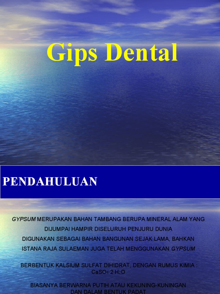 5 - Gips Dental | PDF