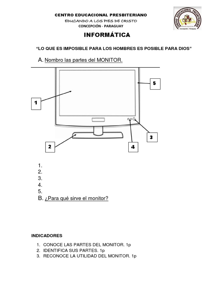 Partes Del Monitor 25-03 | PDF