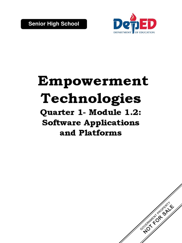 Shs 11 Emp Tech q1 m1 | PDF | Social Media | Popular Culture & Media ...
