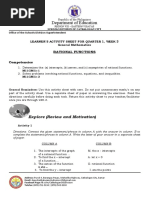 SLG Math 10 Quarter 2 Week 1 | PDF